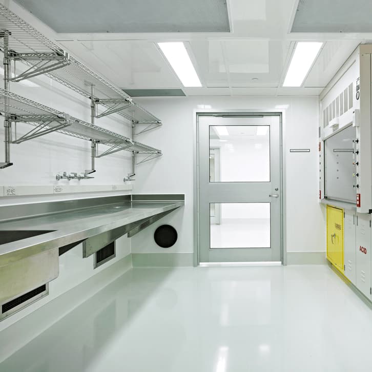 GFRP High containment highly robust primary barrier wall ceiling ...